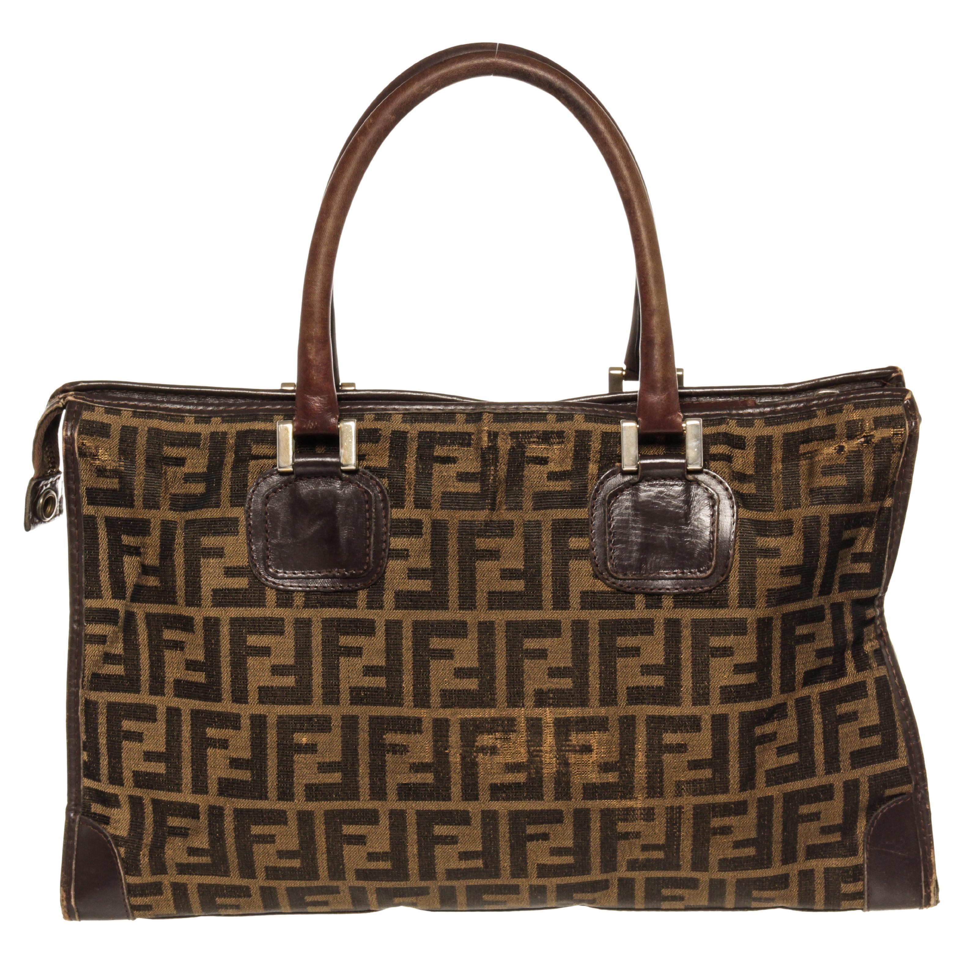 Fendi Black Leather Spy Handbag at 1stDibs