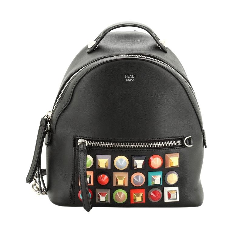 Fendi By The Way Backpack Studded Leather Mini at 1stDibs