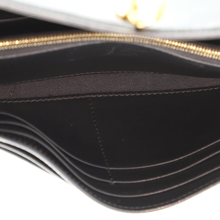 Fendi By The Way Continental Wallet on Chain Leather For Sale at 1stDibs