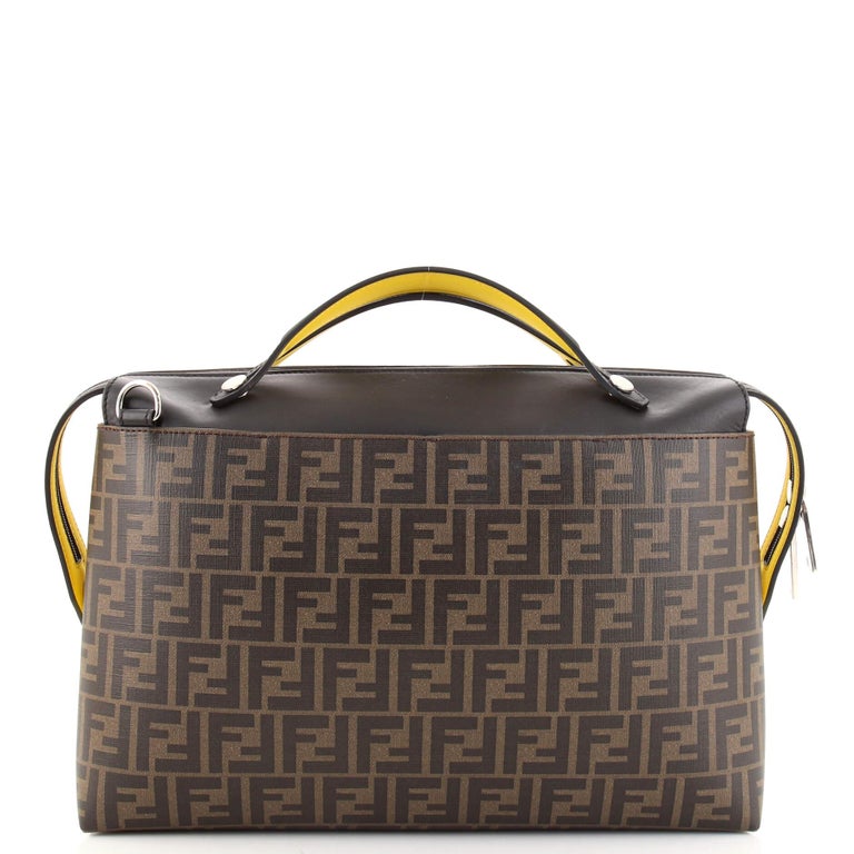 Fendi By The Way Laptop Briefcase Zucca Coated Canvas at 1stDibs