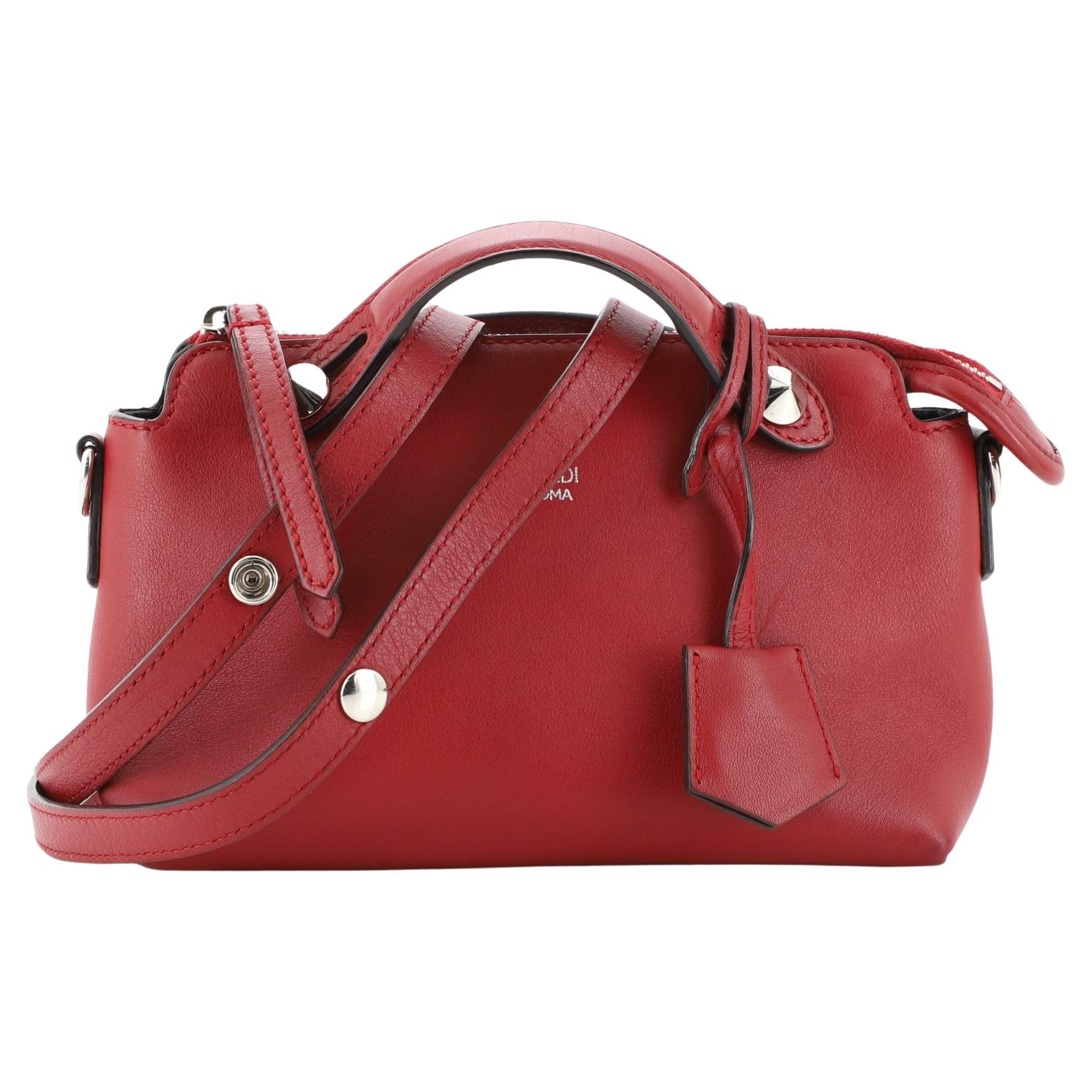 2017 Fendi Red Python Leather Mini Peekaboo at 1stDibs | fendi peekaboo ...