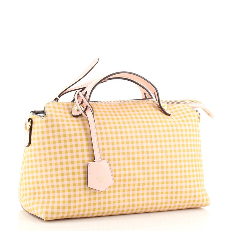 Fendi By The Way Satchel Printed Leather Small For Sale at 1stDibs