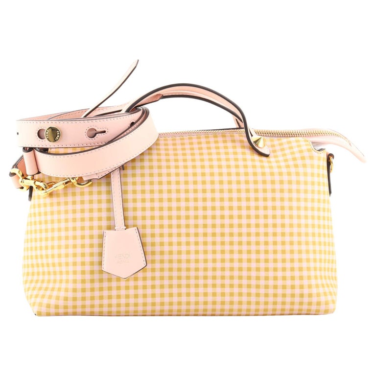 Fendi By The Way Satchel Printed Leather Small For Sale at 1stDibs