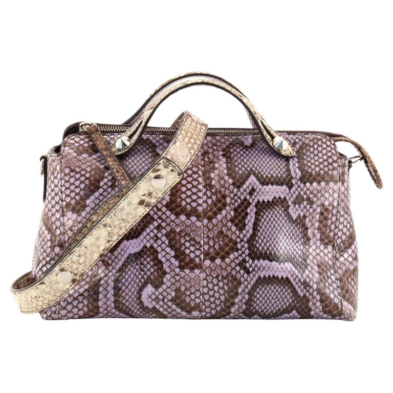 Fendi By The Way Satchel Python Small For Sale at 1stDibs