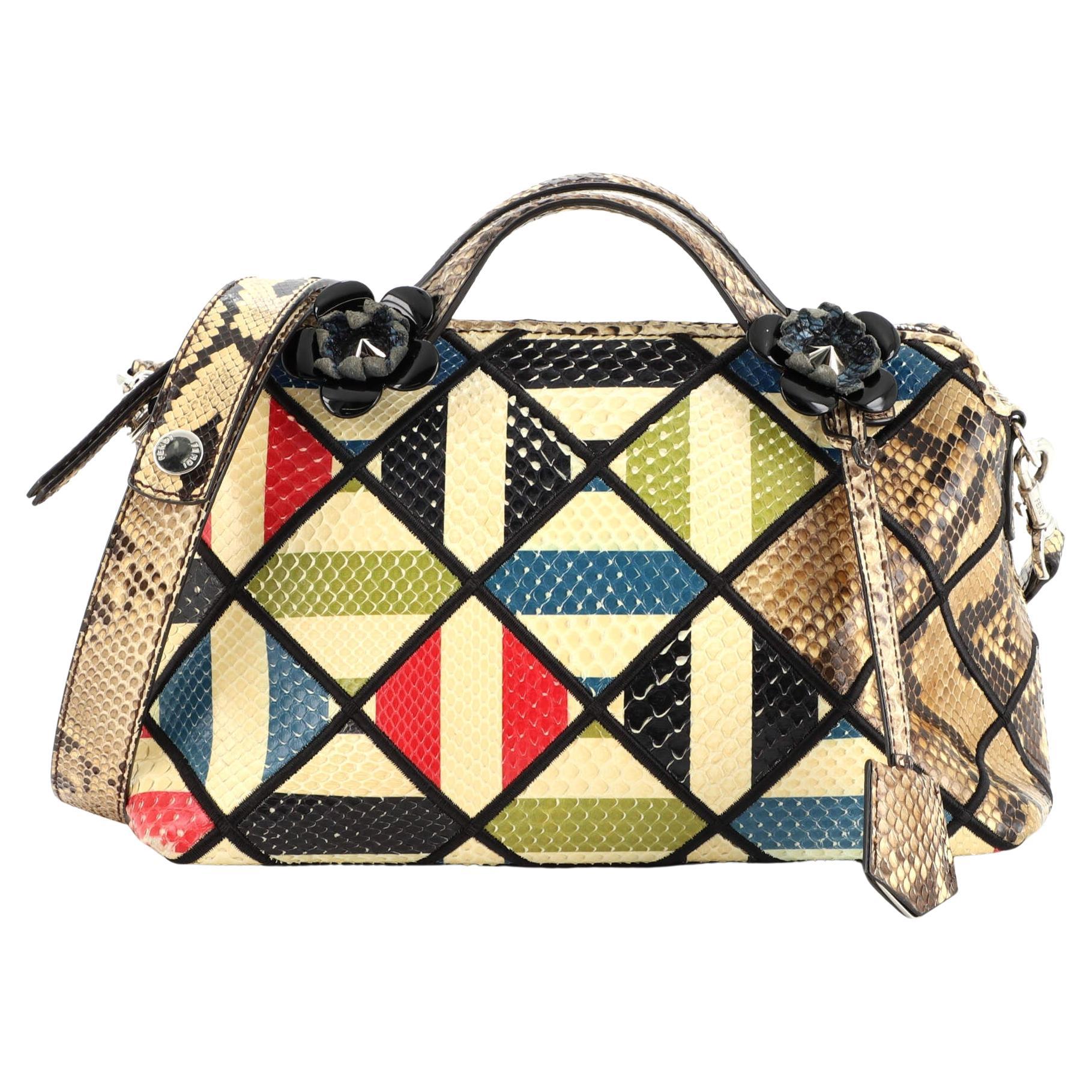 Fendi By The Way Satchel Python Small For Sale at 1stDibs