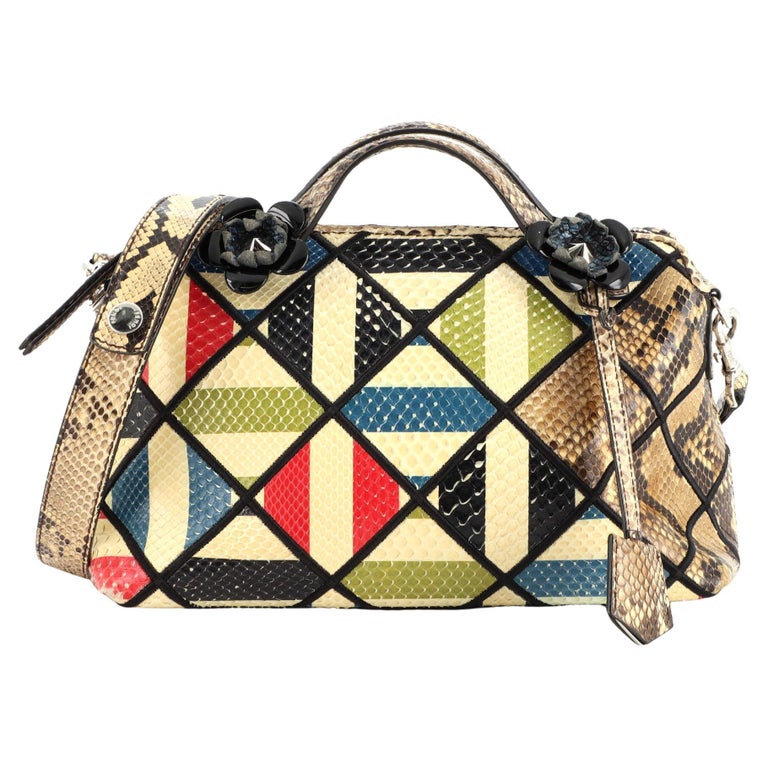 Fendi By The Way Satchel Python Small For Sale at 1stDibs