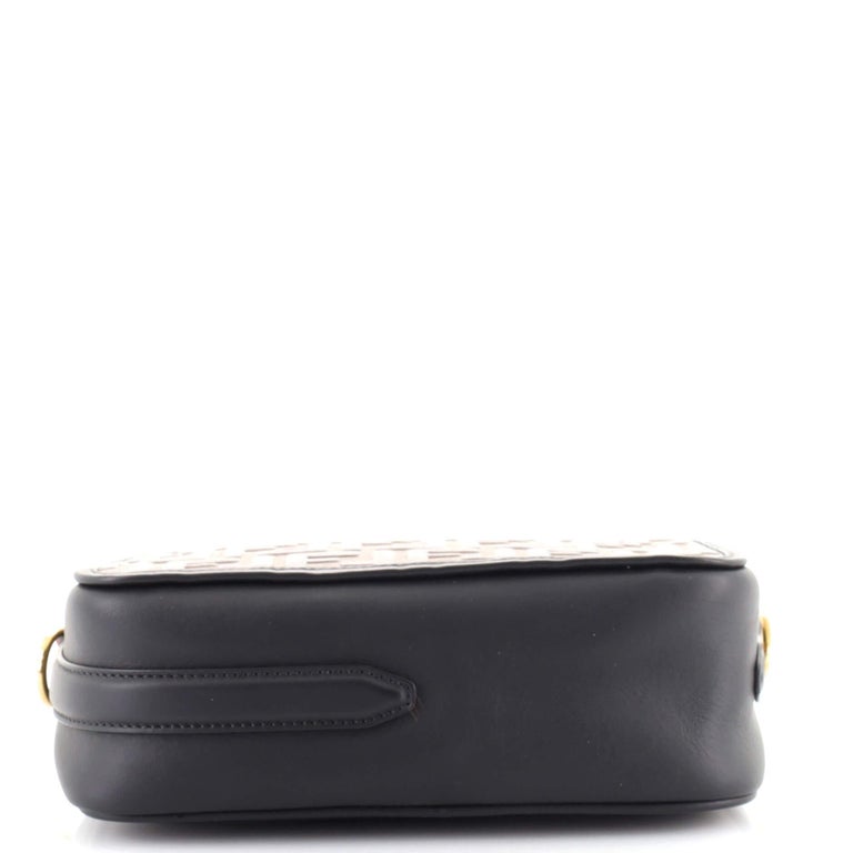 Fendi Camera Bag Zucca Embossed Leather Medium at 1stDibs