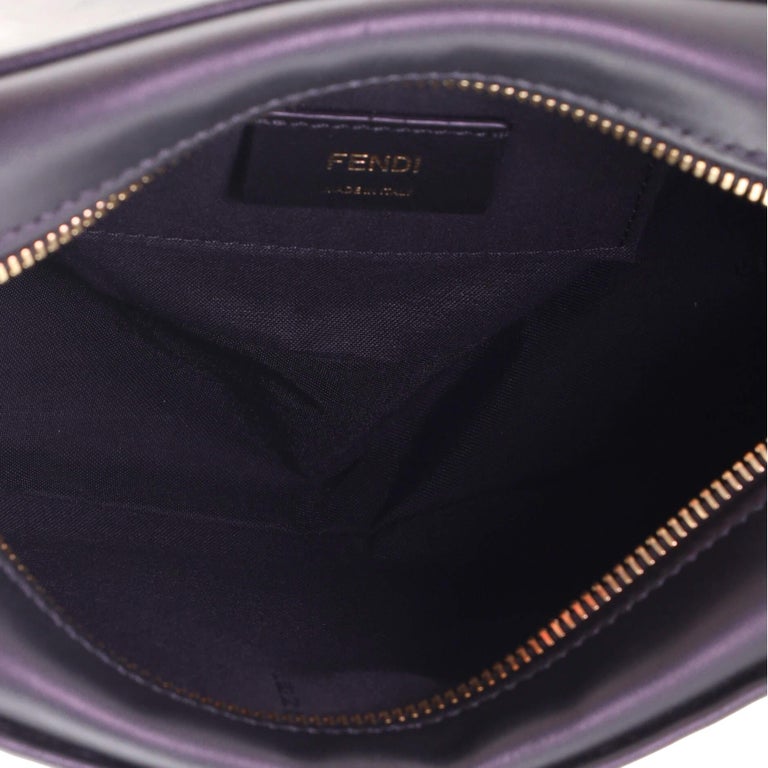 Fendi Camera Bag Zucca Embossed Leather Medium at 1stDibs
