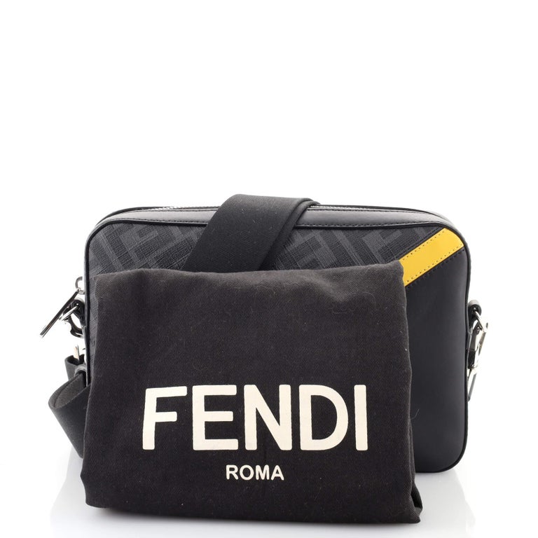 Fendi Camera Case Bag Zucca Coated Canvas and Leather Small For Sale at ...