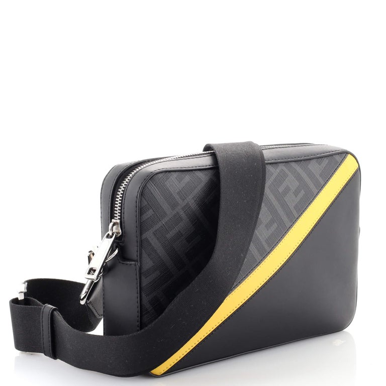 Fendi Camera Case Bag Zucca Coated Canvas and Leather Small For Sale at ...