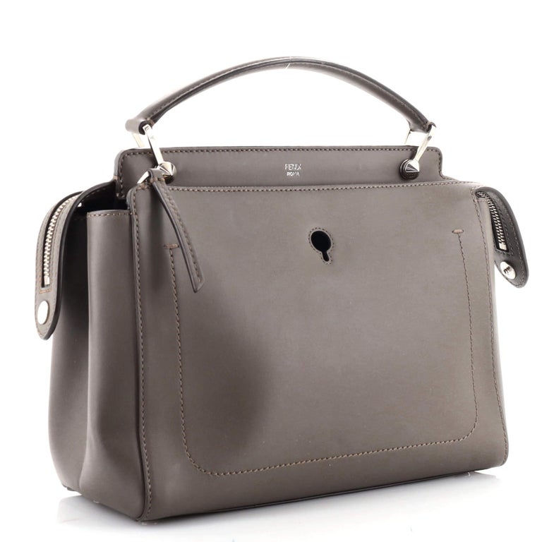 Fendi DotCom Convertible Satchel Leather Medium For Sale at 1stDibs