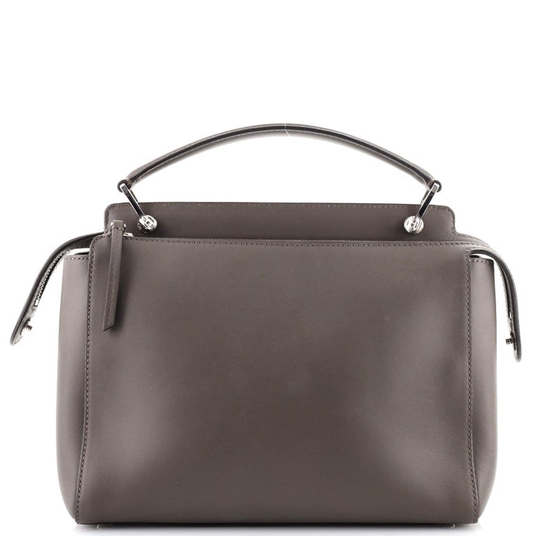 Fendi DotCom Convertible Satchel Leather Medium For Sale at 1stDibs