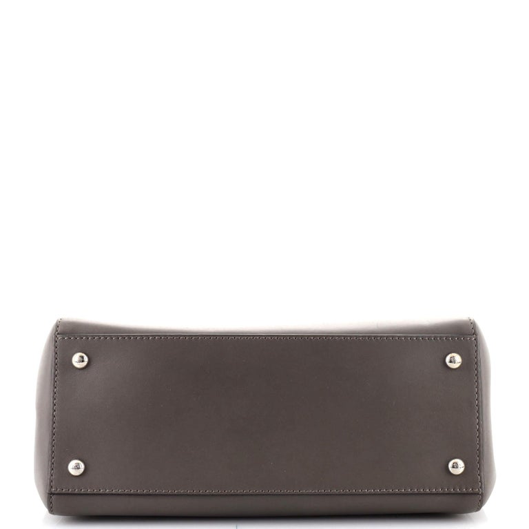 Fendi DotCom Convertible Satchel Leather Medium For Sale at 1stDibs