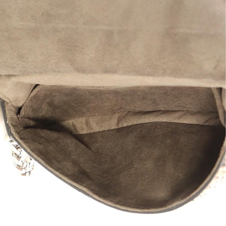 Fendi Double Baguette Flowerland Crossbody Bag Python Micro at 1stDibs