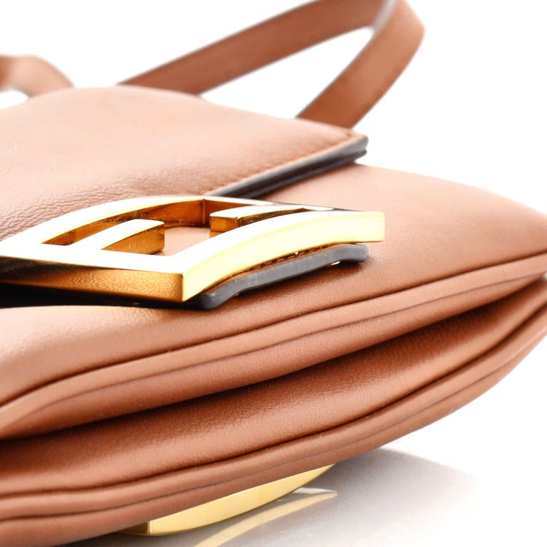 Fendi Duo Baguette Crossbody Bag Leather Small For Sale at 1stDibs