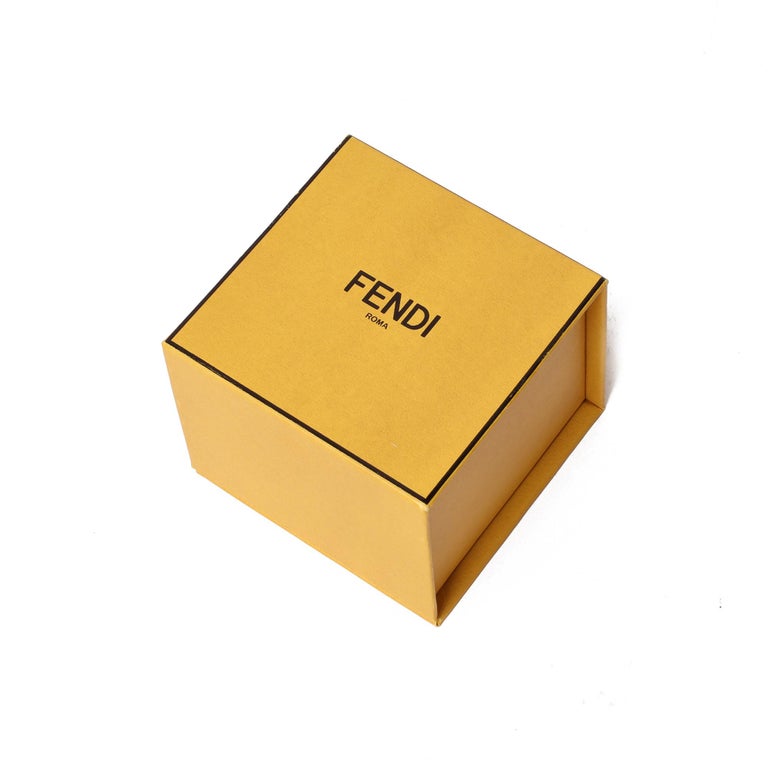 Fendi F Crystal Band Ring For Sale at 1stDibs