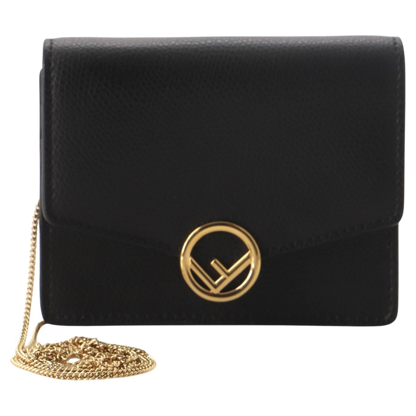 Fendi Messenger Bag Leather Mini at 1stDibs