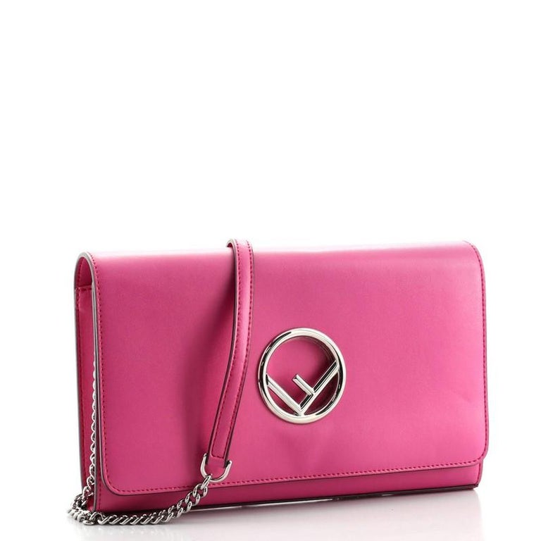 Fendi F is Fendi Wallet on Chain Leather at 1stDibs