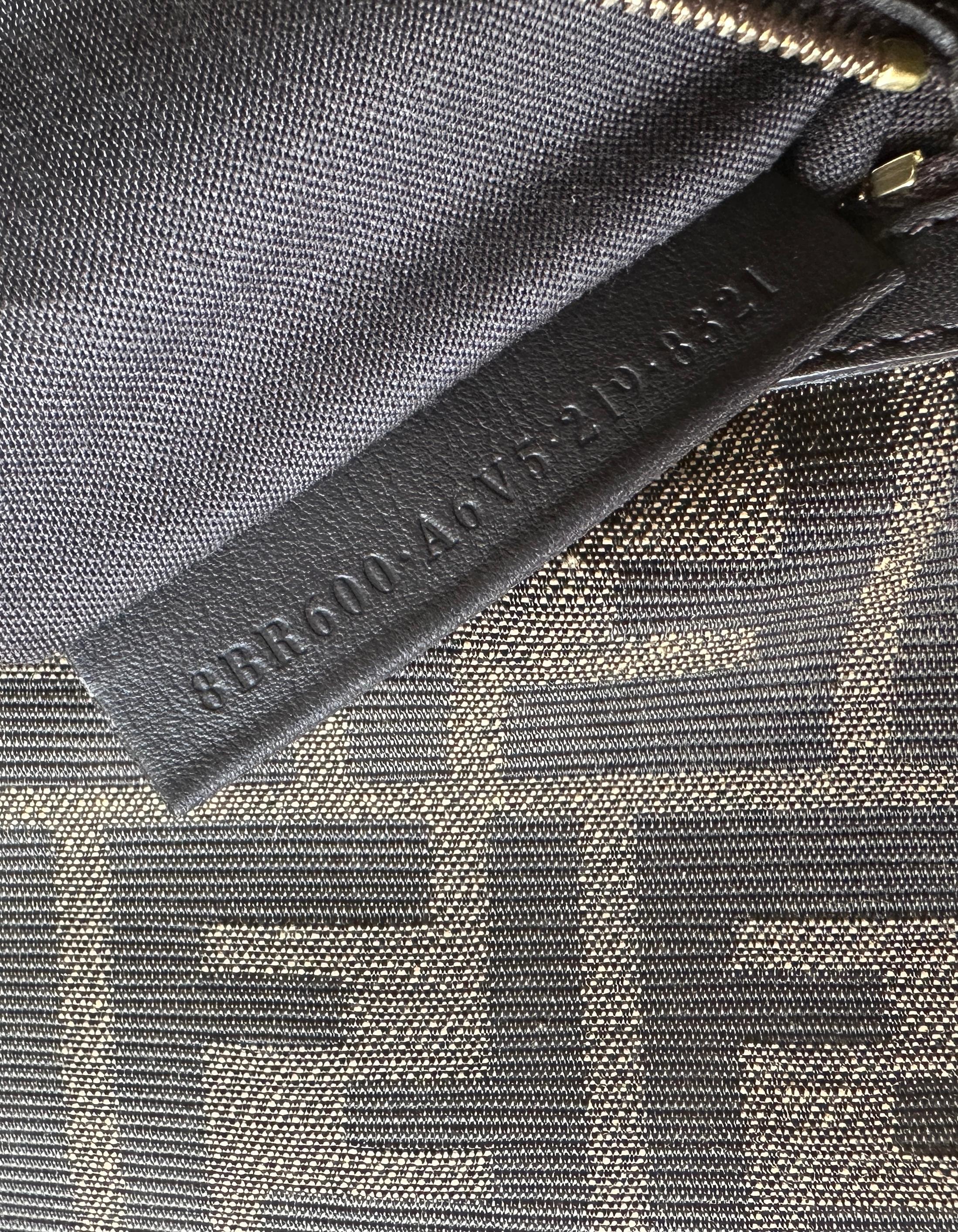 Fendi Fabric Monogram Jacquard FF Baguette NM Bag w/ Two Straps For Sale at 1stDibs