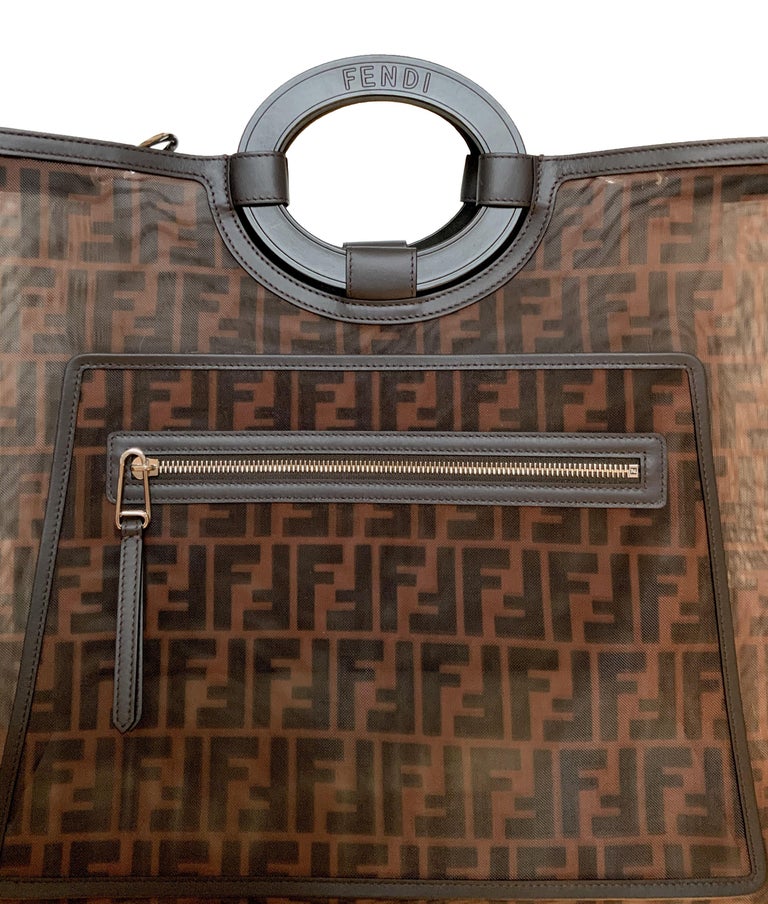 Fendi FF Runaway Large Shopping Tote at 1stDibs