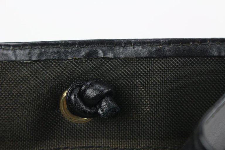 Fendi FF Zucca Black Mesh Shopper Tote 4FF330 For Sale at 1stDibs