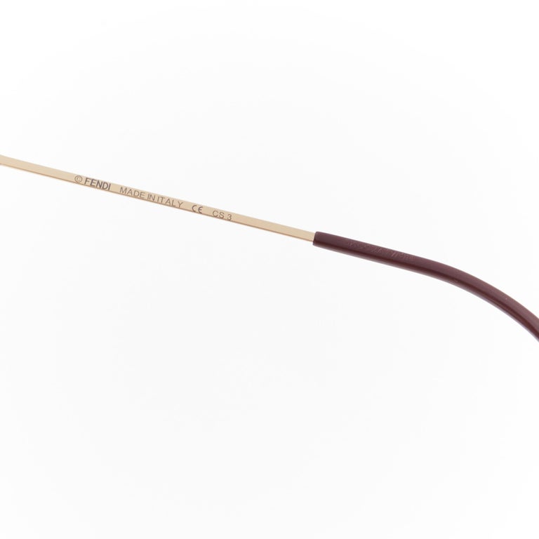 FENDI FF0190/S 000A9 blue pointed cat eye flat sunglasses For Sale at ...