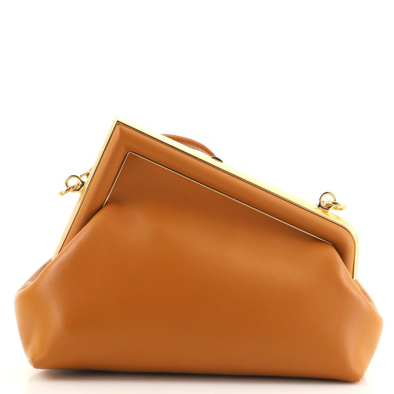 Fendi First Bag Leather Small For Sale at 1stDibs