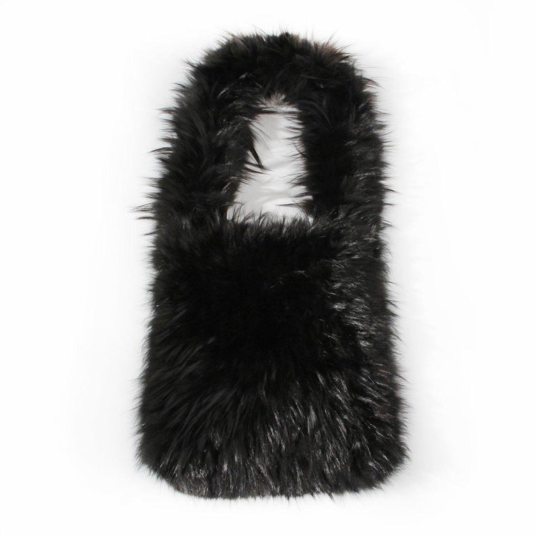 Fendi Fox Fur Shoulder Bag at 1stDibs
