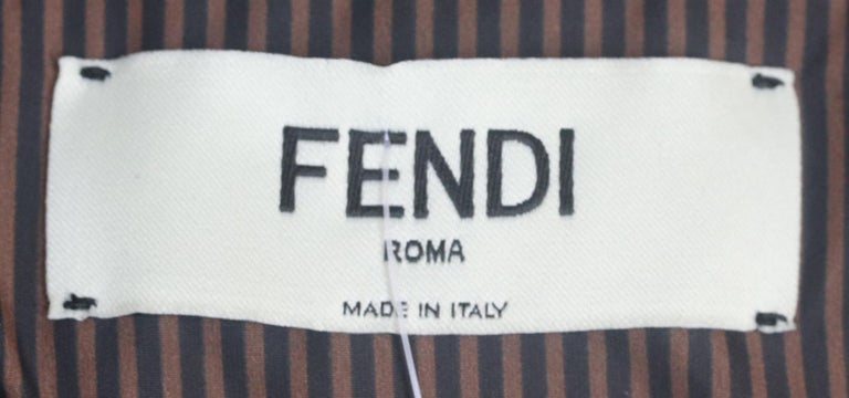 Fendi Fox Fur Trimmed Striped Ski Jacket For Sale at 1stDibs | fendi ...