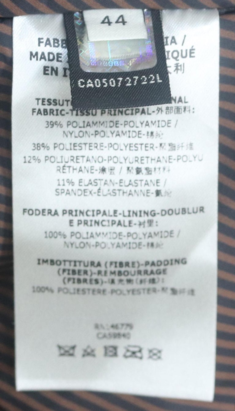 Fendi Fox Fur Trimmed Striped Ski Jacket For Sale at 1stDibs