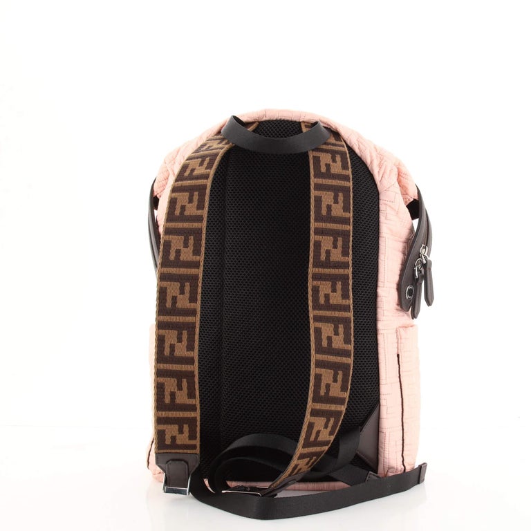 Fendi Front Pocket Backpack Zucca Nylon at 1stDibs