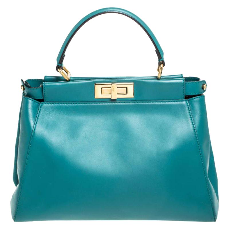 Fendi Green 2Jours Bag For Sale at 1stdibs