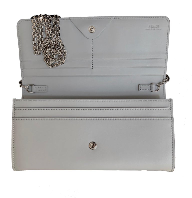 Fendi Grey Fun Fair Wallet on Chain Bag at 1stDibs | funfair wallet