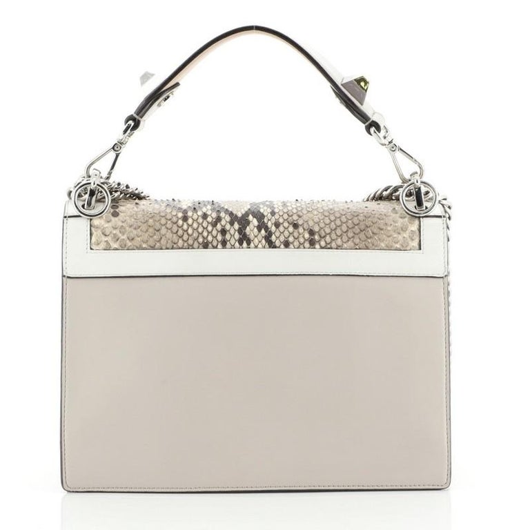 Fendi Kan I Bag Leather and Python Medium at 1stDibs | fendi bag, fendi ...
