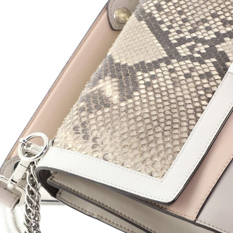 Fendi Kan I Bag Leather and Python Medium at 1stDibs | fendi bag, fendi ...