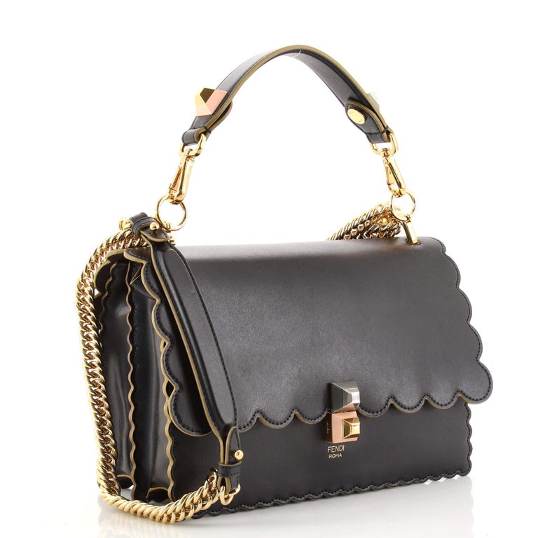 Fendi Kan I Bag Leather Medium For Sale at 1stDibs