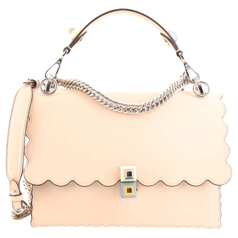 Fendi Kan I Bag Leather Medium For Sale at 1stDibs