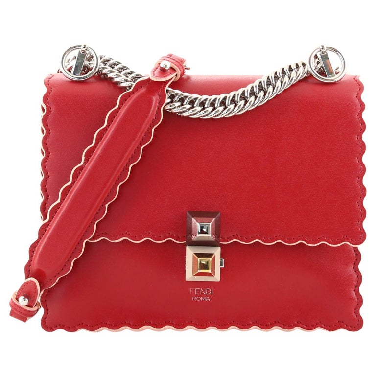 Fendi Kan I Bag Leather Small For Sale at 1stDibs