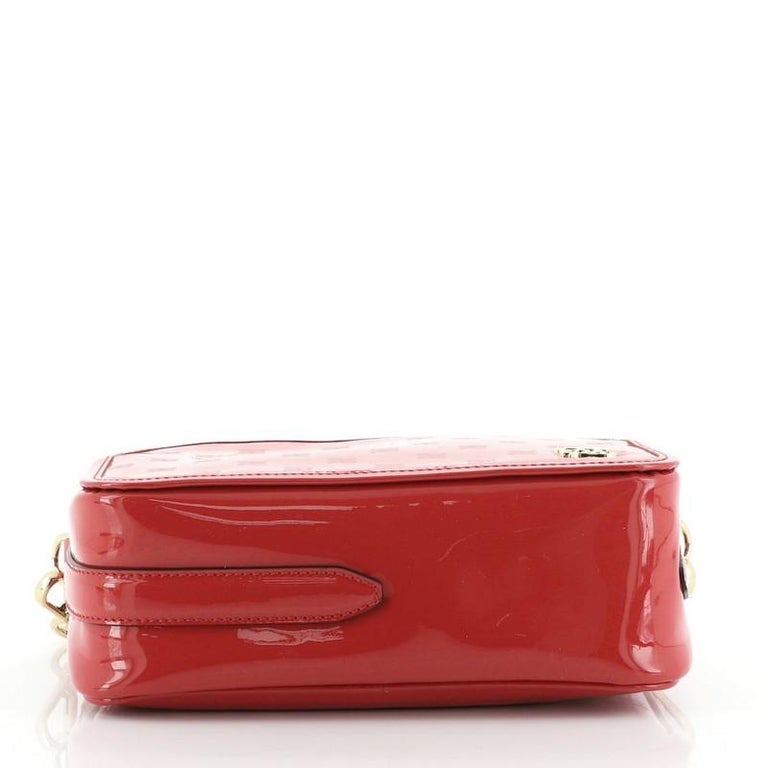 Fendi Karligraphy Camera Bag Embossed Patent at 1stDibs