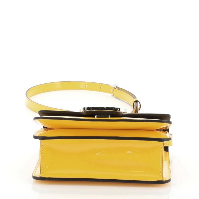 Fendi Karligraphy Crossbody Bag Patent at 1stDibs