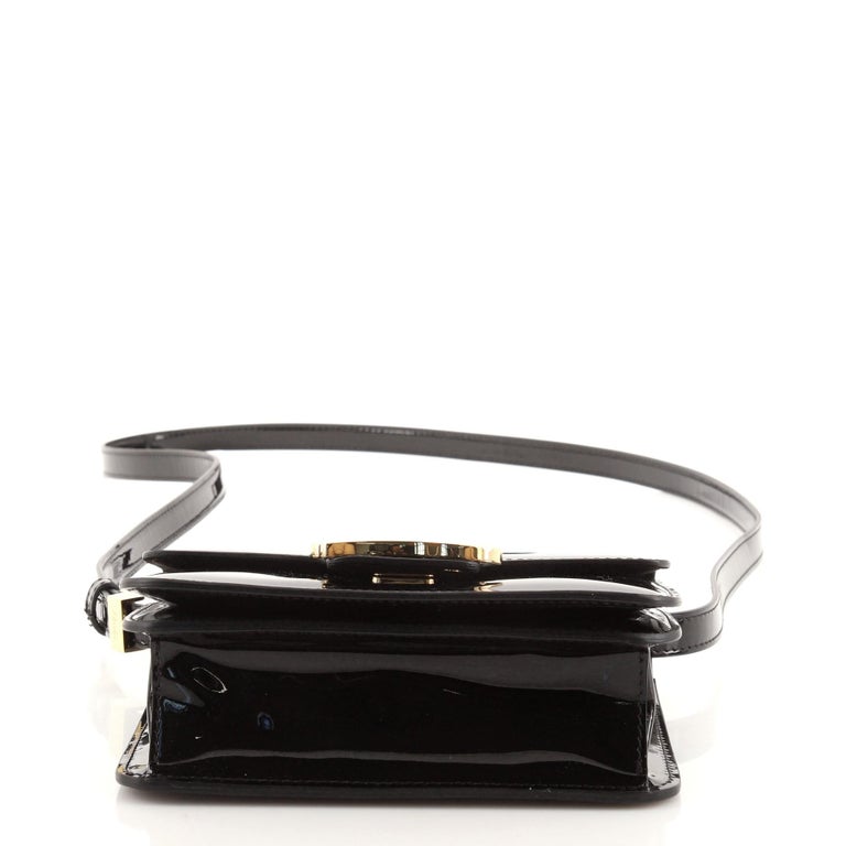 Fendi Karligraphy Crossbody Bag Patent at 1stDibs