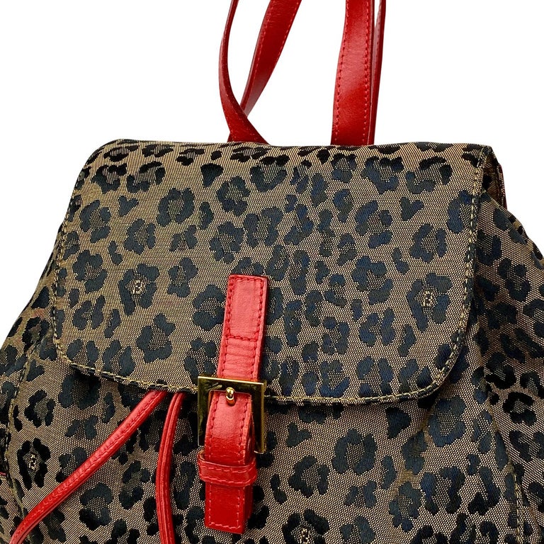 Fendi Leopard Backpack For Sale at 1stDibs