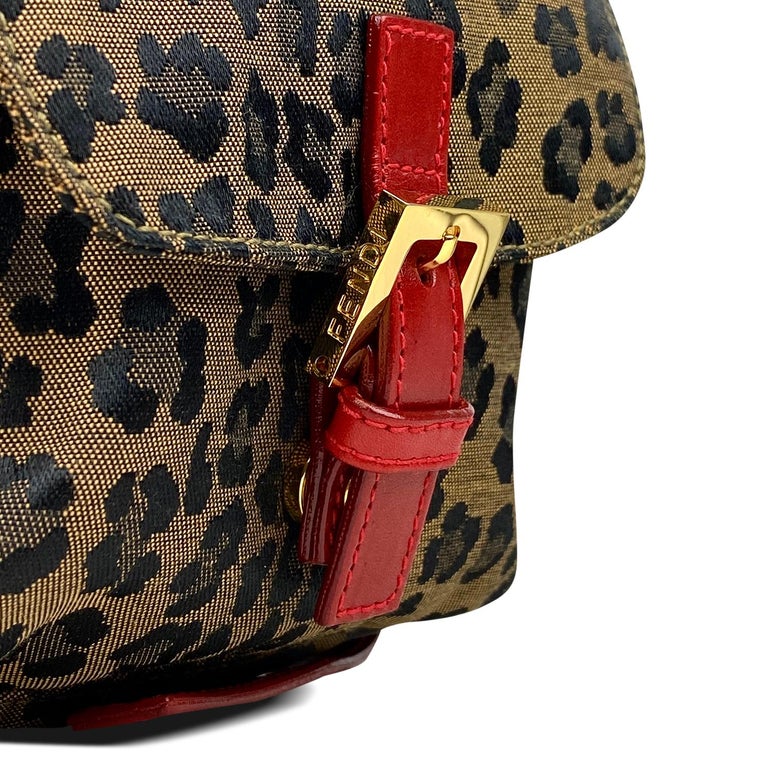 Fendi Leopard Backpack For Sale at 1stDibs