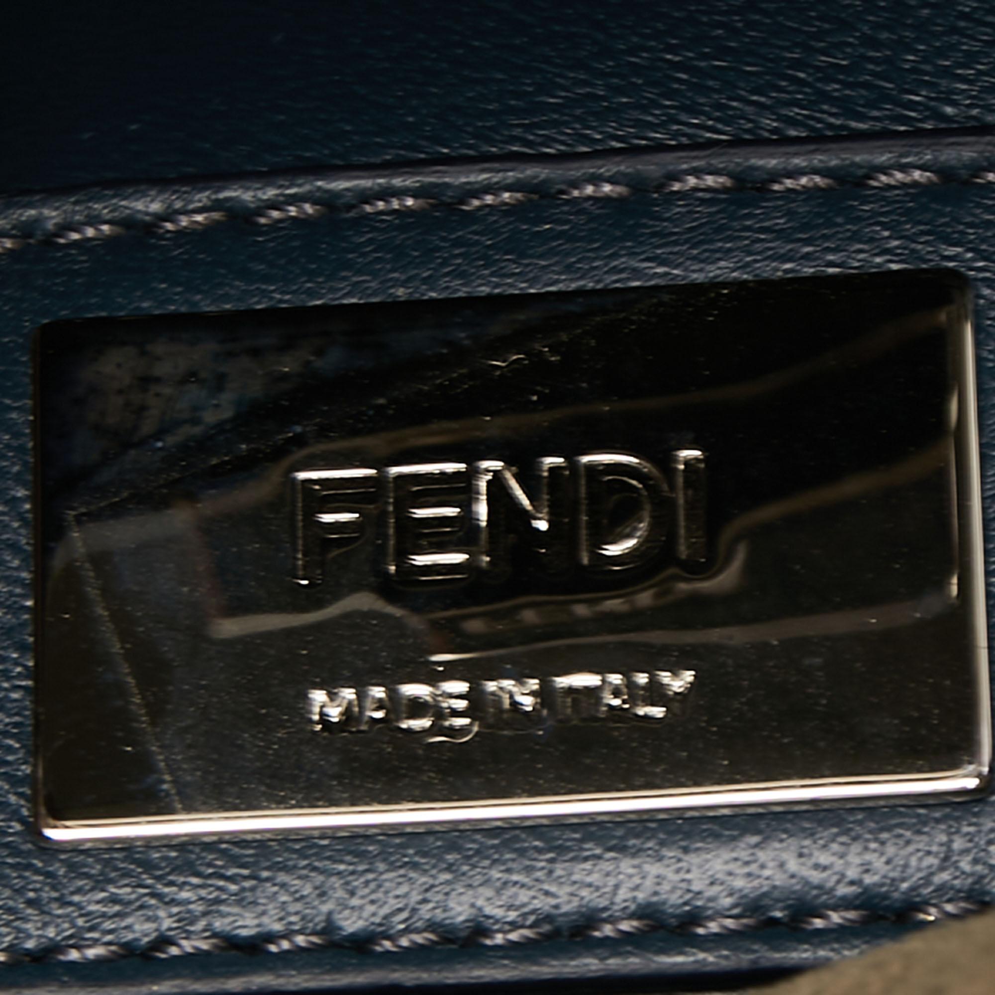 Fendi Light Beige Leather Peekaboo Braided Top Handle Bag at 1stDibs ...