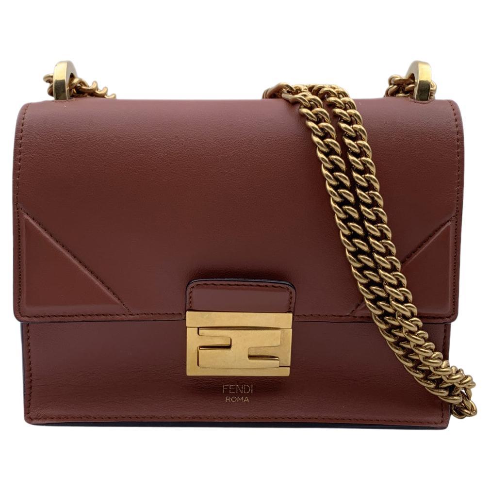 Fendi Brown Corduroy Crossbody Bag at 1stDibs