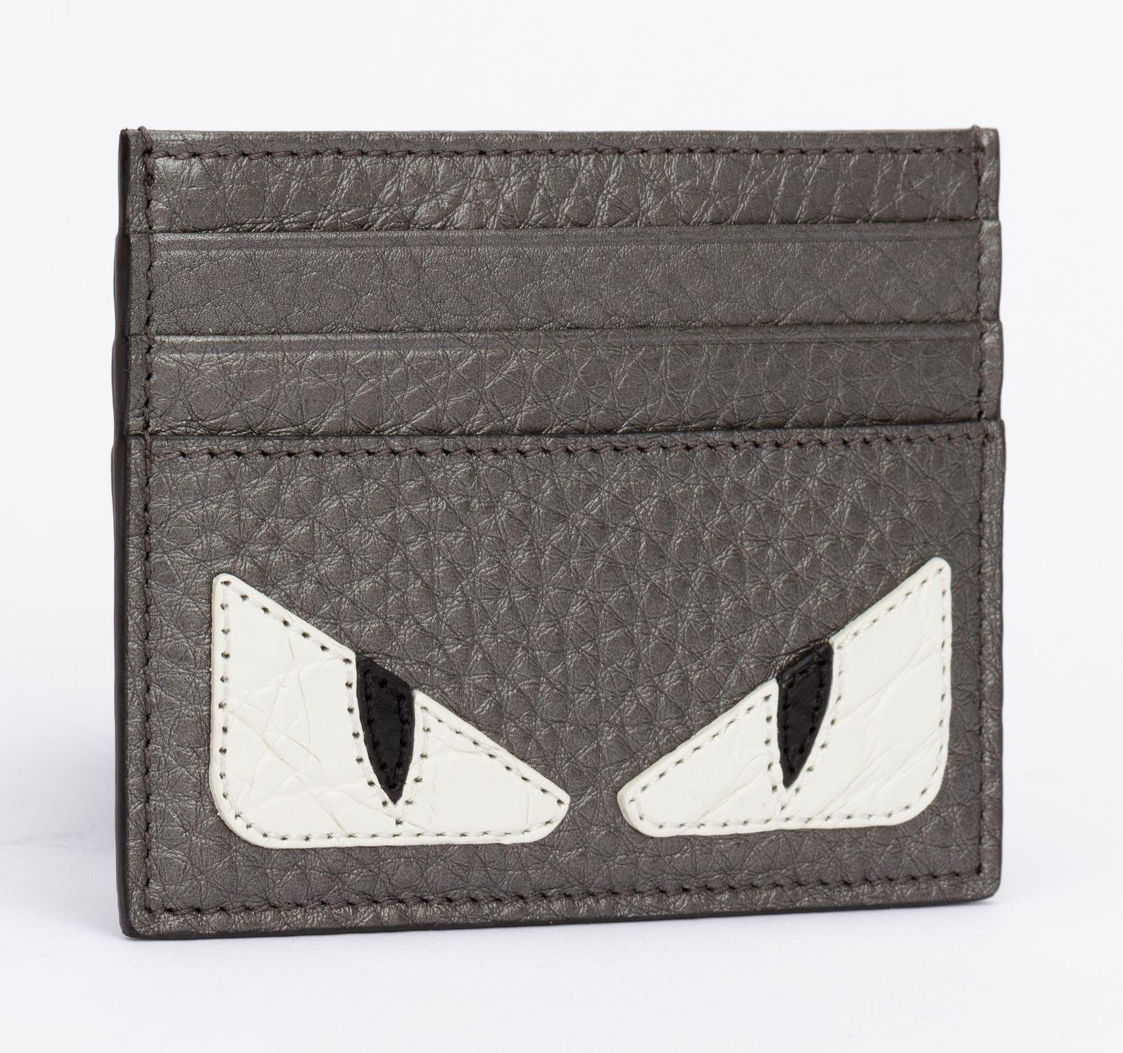 Fendi Lim.Ed. Card Holder Grey Monster at 1stDibs | fendi card holder ...