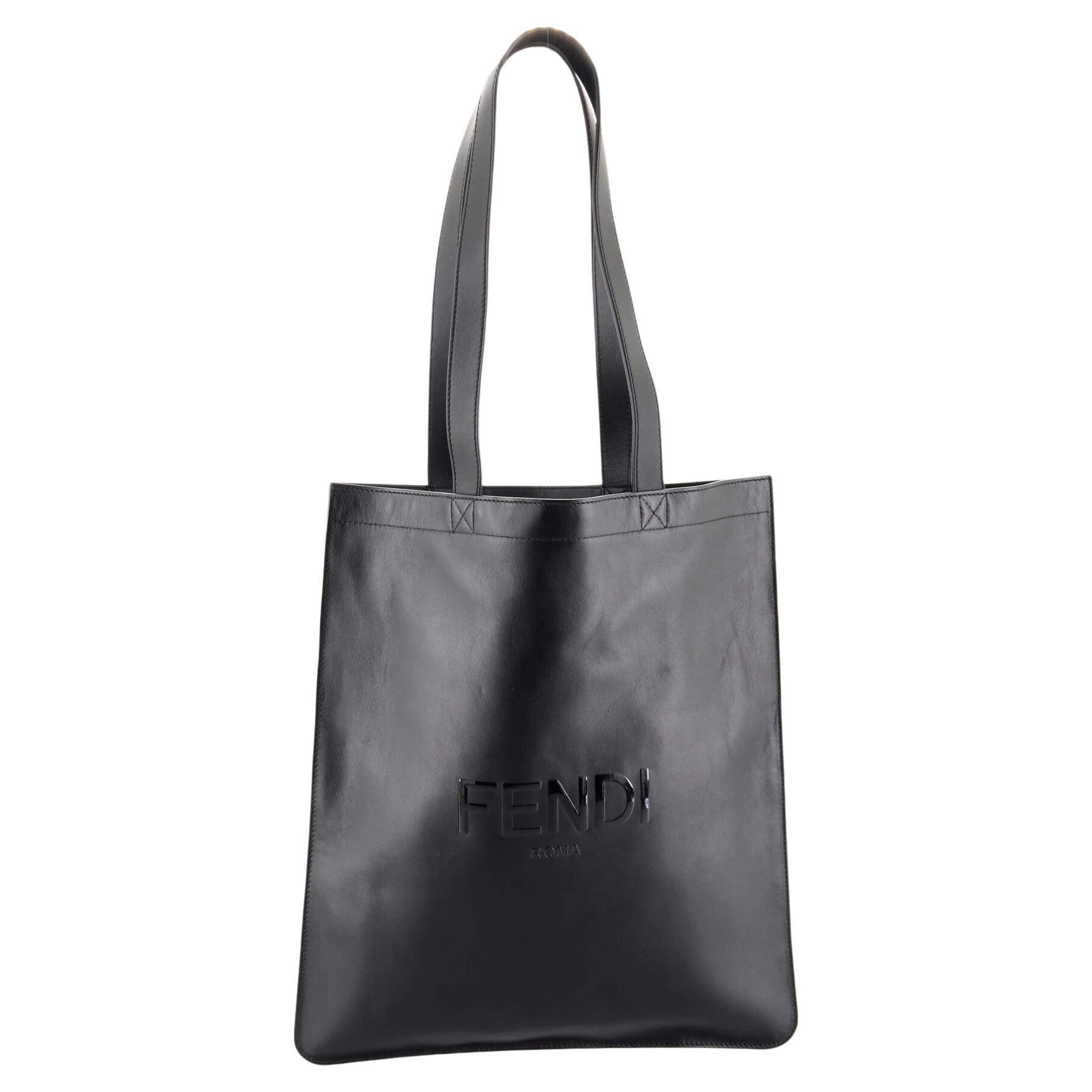 Fendi Roll Tote Zucca Coated Canvas Medium at 1stDibs