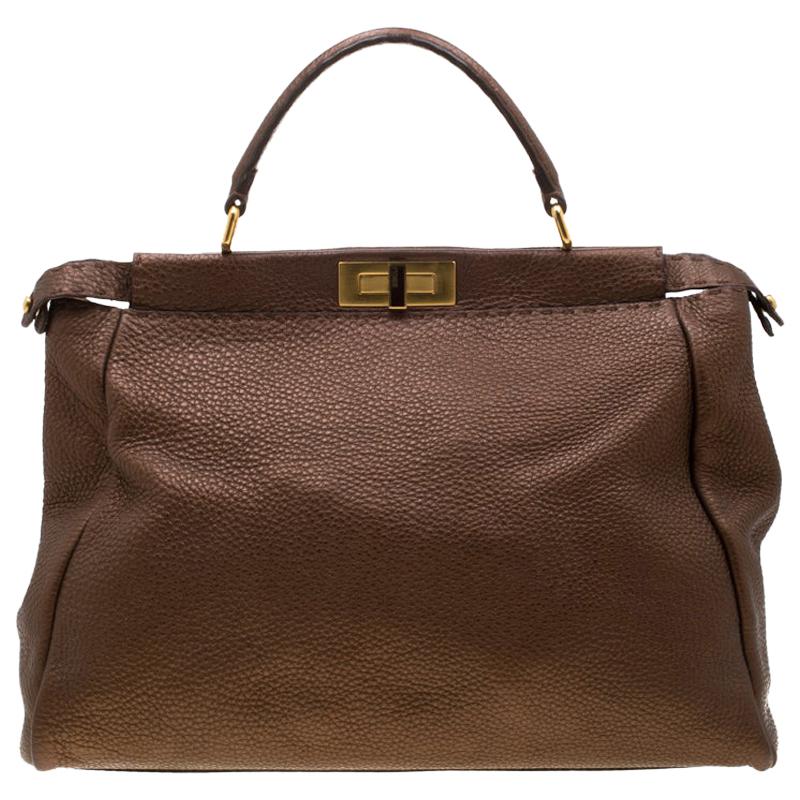 Fendi B. Mix Tote Zucca Coated Canvas Medium at 1stdibs