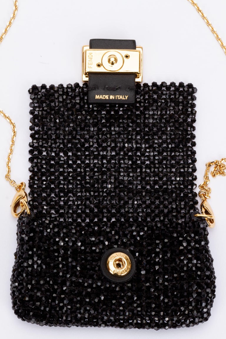 Fendi Micro Seabeads Baguette- Necklace For Sale at 1stDibs