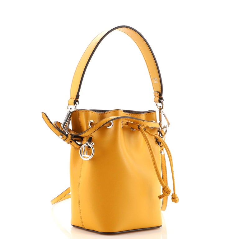 Fendi Mon Tresor Bucket Bag Leather Mini For Sale at 1stDibs